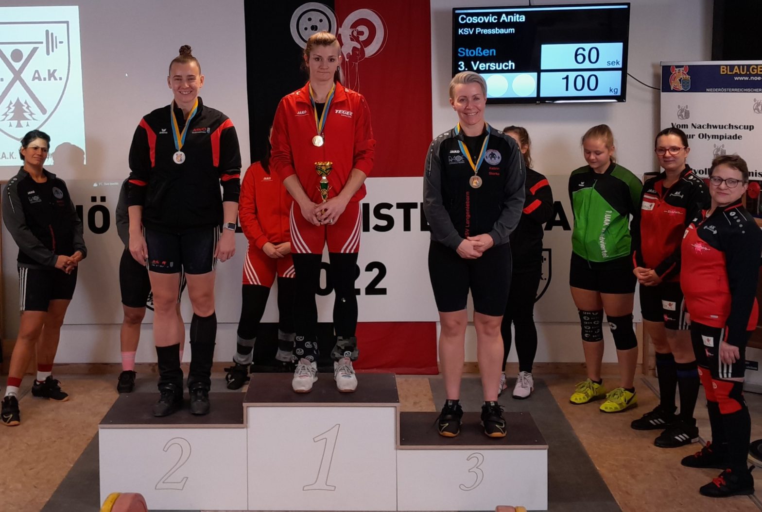 NÖ-Landesmeisterschaft im Gewichtheben. Cosovic mit 100kg Traummarke ...